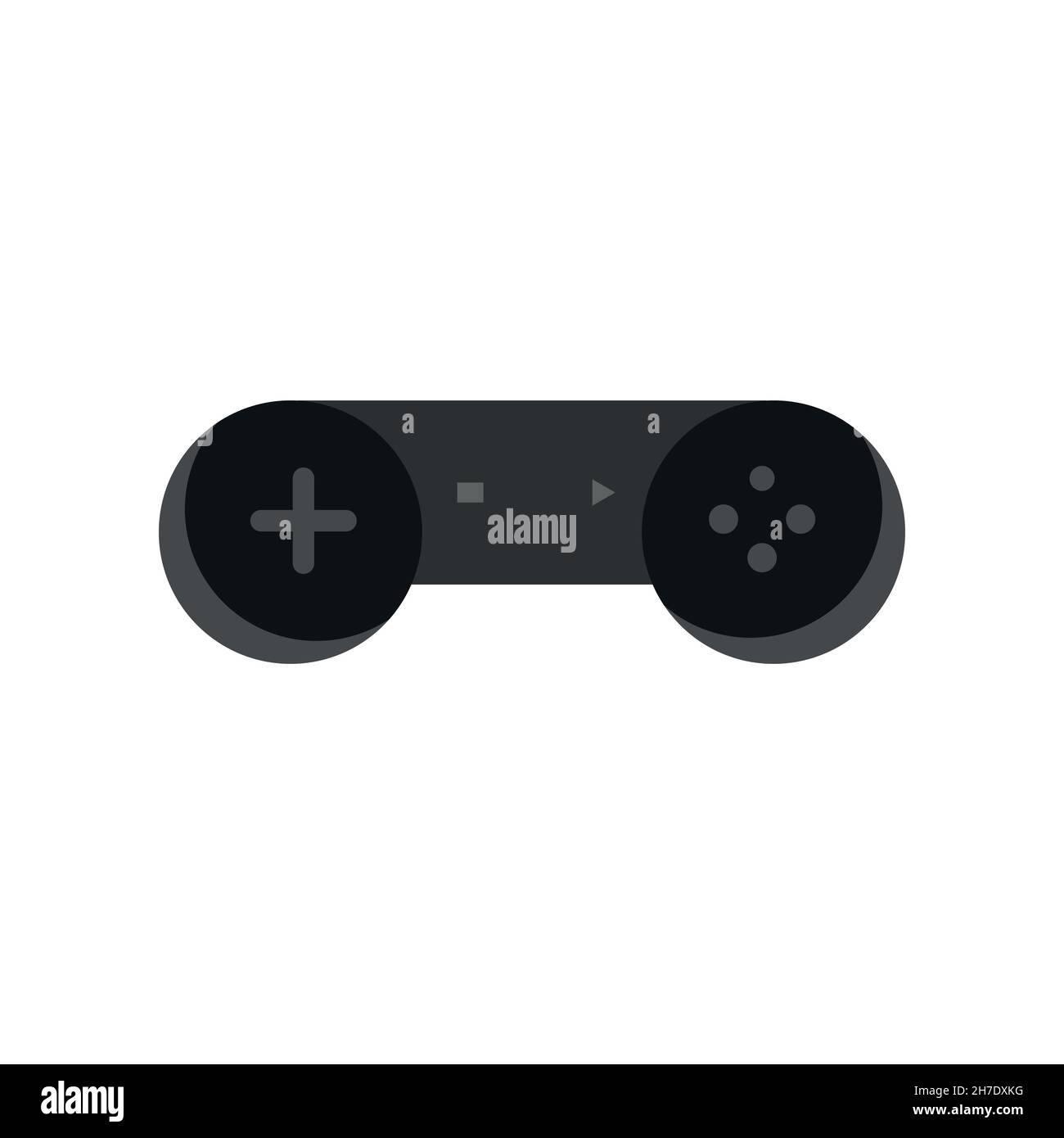 Joystick flat icon. Game equipment symbol. Console sign Logo design ...