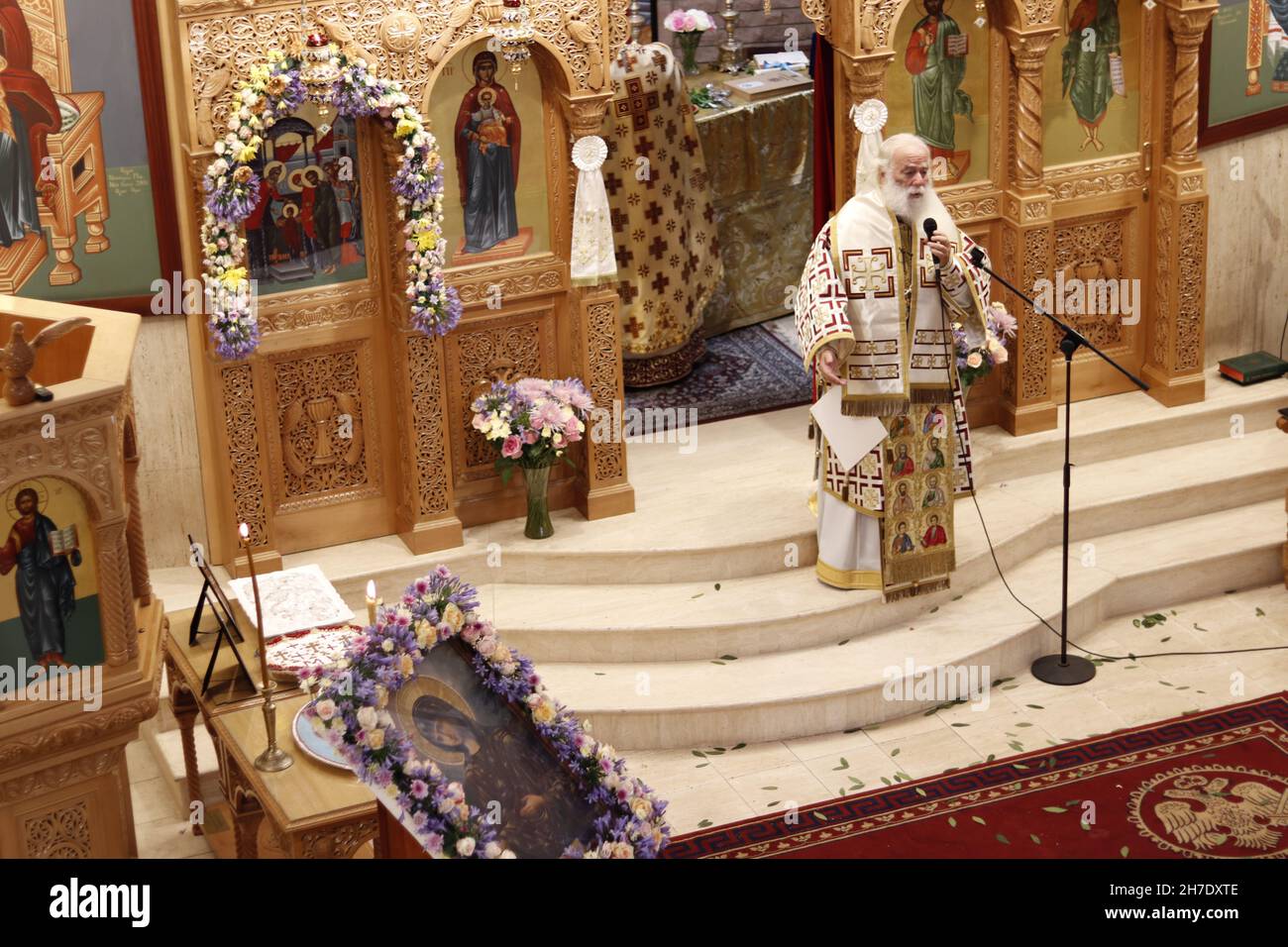 His Beatitude Theodoros II during the patronal feast day of the Greek ...