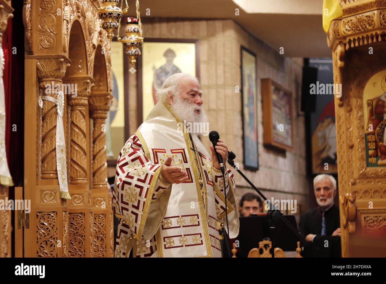 His Beatitude Theodoros II during the patronal feast day of the Greek ...