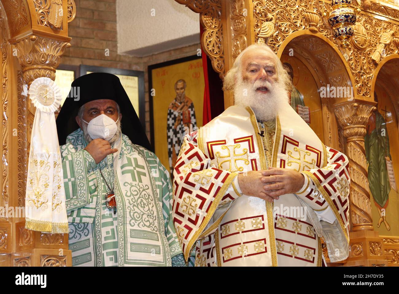 His Beatitude Theodoros II during the patronal feast day of the Greek ...