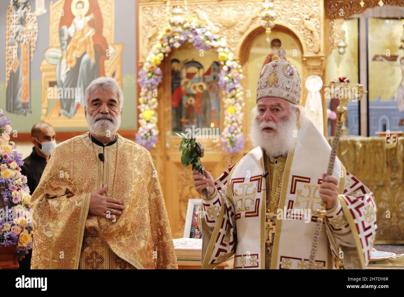 His Beatitude Theodoros II during the patronal feast day of the Greek ...