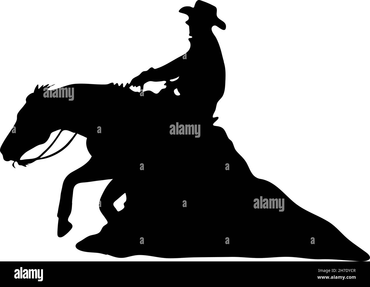 Barrel rider Stock Vector Images - Alamy