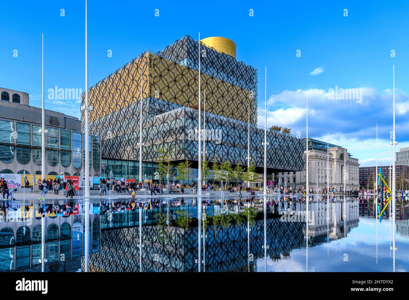 The Library of Birmingham by architects Mecanno. Completed in 2013, the ...