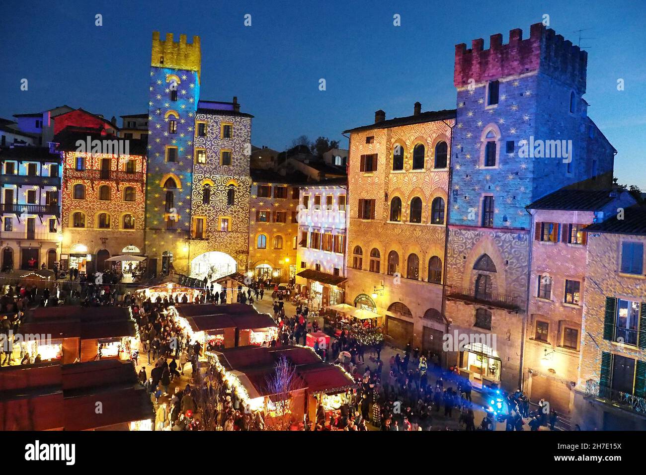 Arezzo christmas village hi-res stock photography and images - Alamy