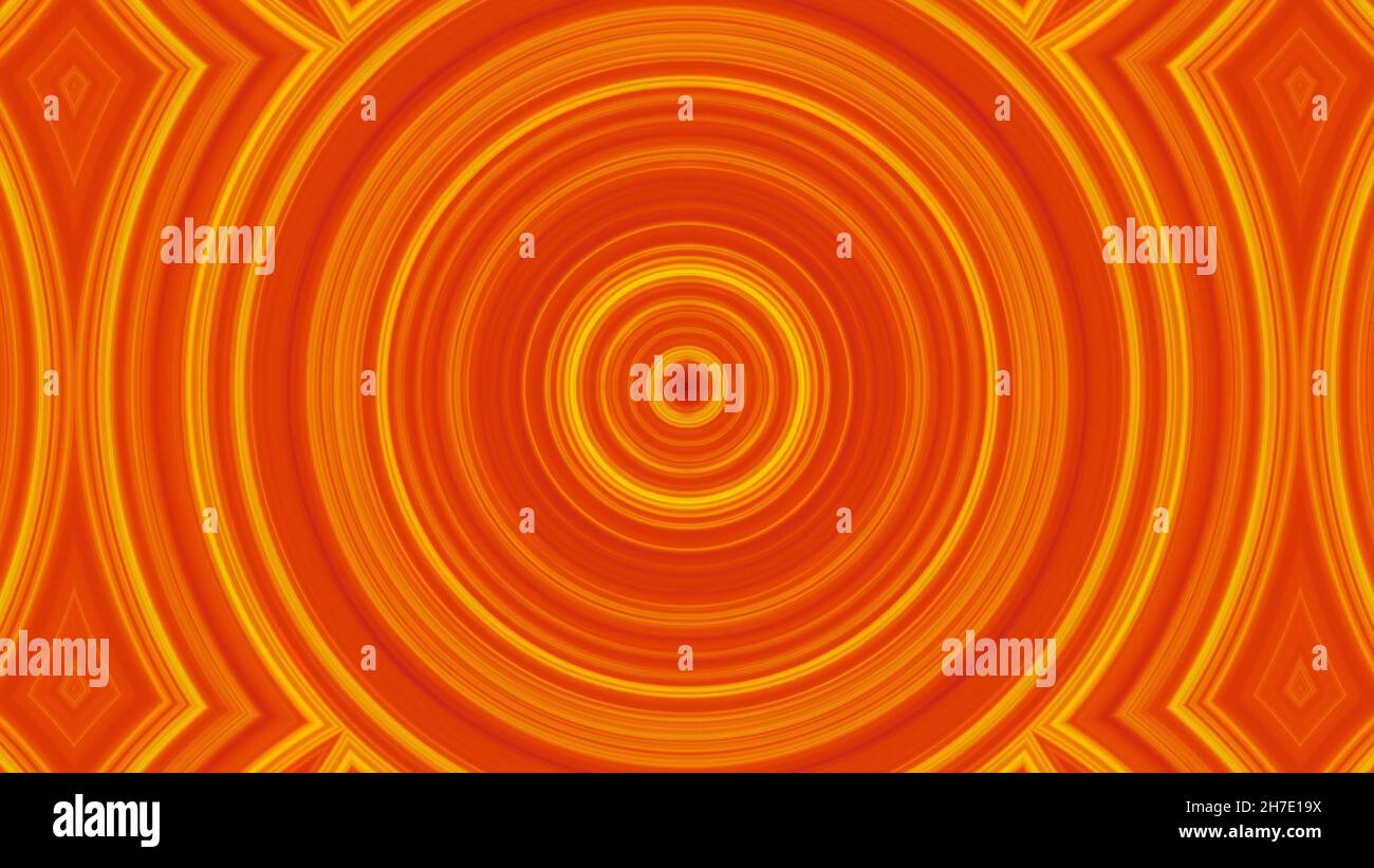 Dynamic circle shapes. Abstract animated kaleidoscope circles. Reducing ...