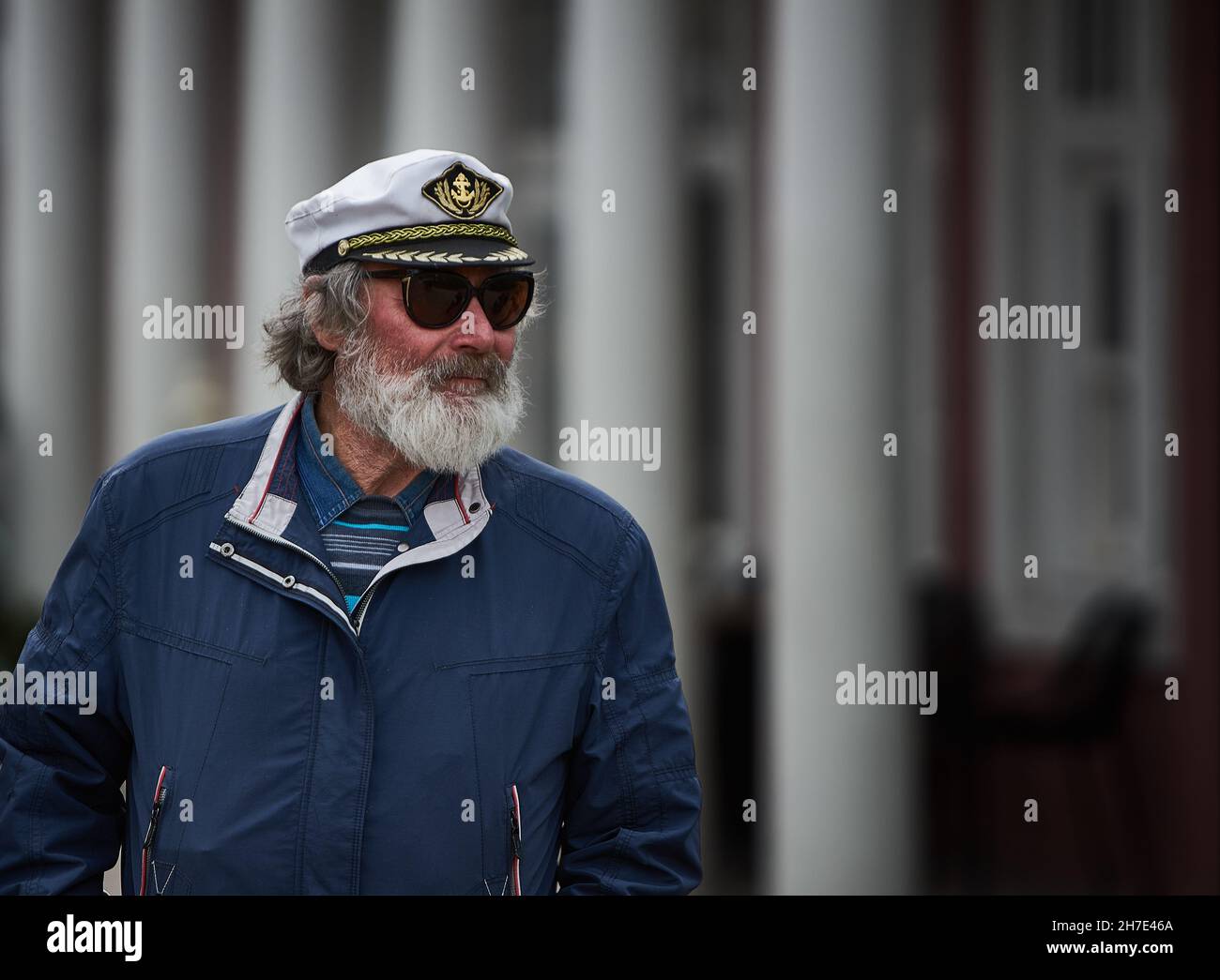 Portrait old sailor man captain hi-res stock photography and images - Alamy
