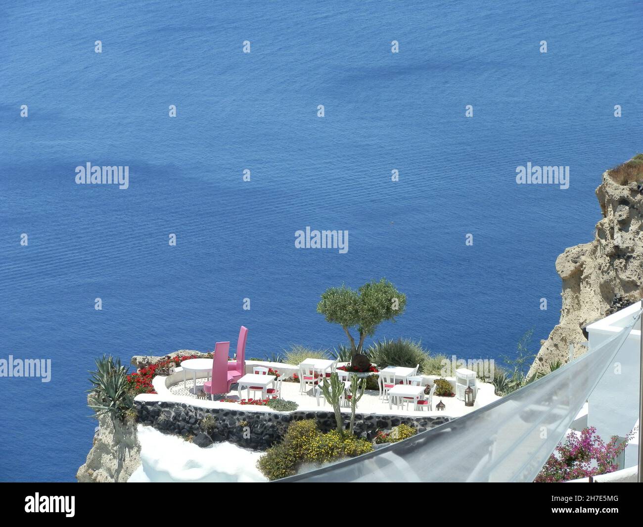 Beautiful view of Santorini Island in Greece Stock Photo - Alamy