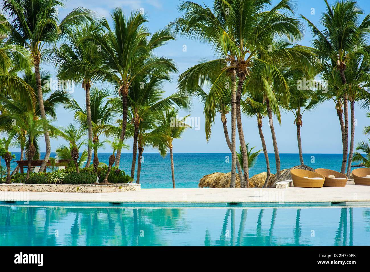 Resort Pool Background