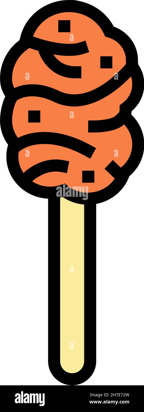 maple taffy color icon vector illustration Stock Vector Image & Art - Alamy