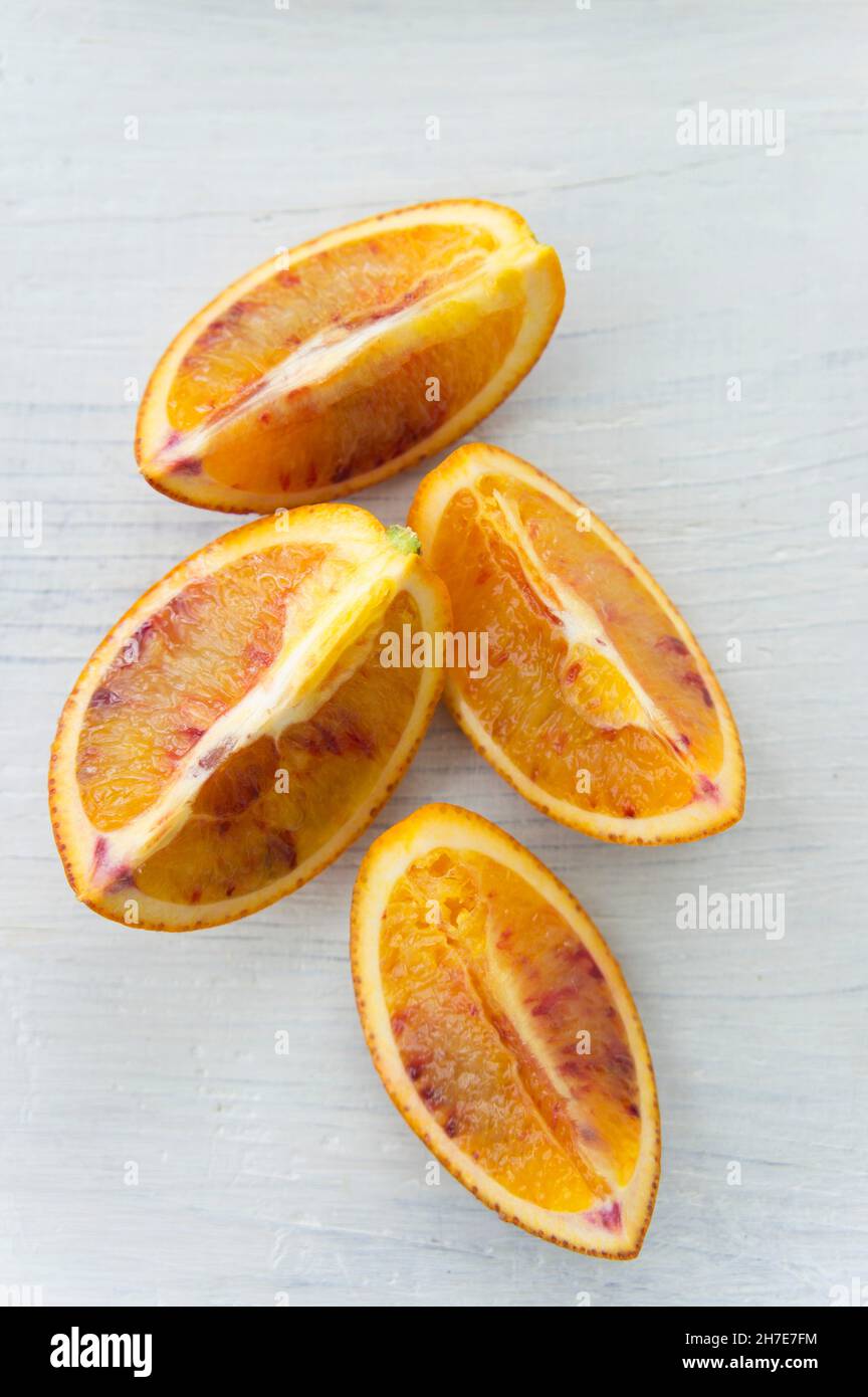 Orange wedges hi-res stock photography and images - Alamy