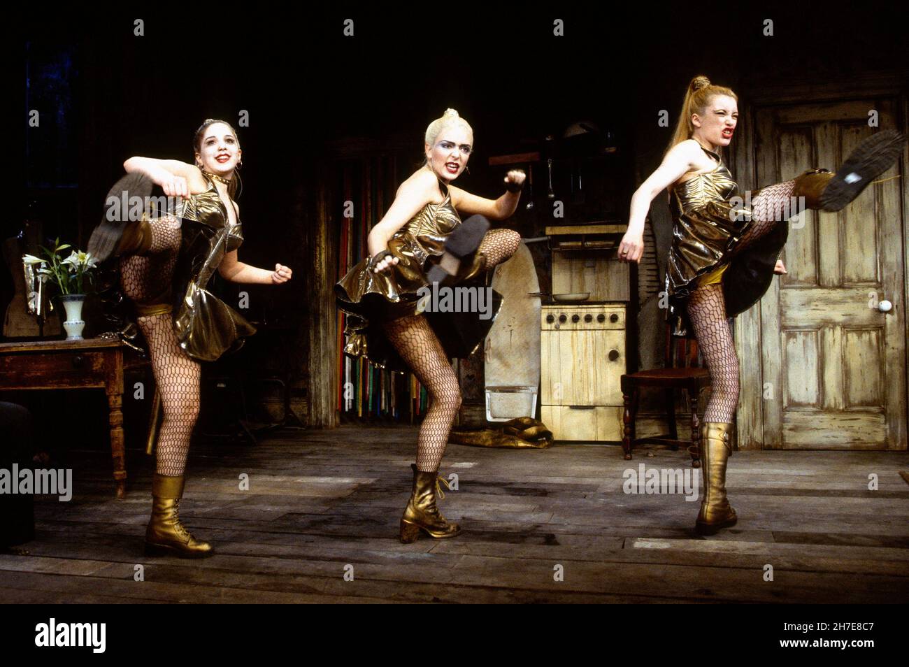 l-r: Katie Tyrrell (Miss Kerosene), Trevyn McDowell (Rio Sparks ...