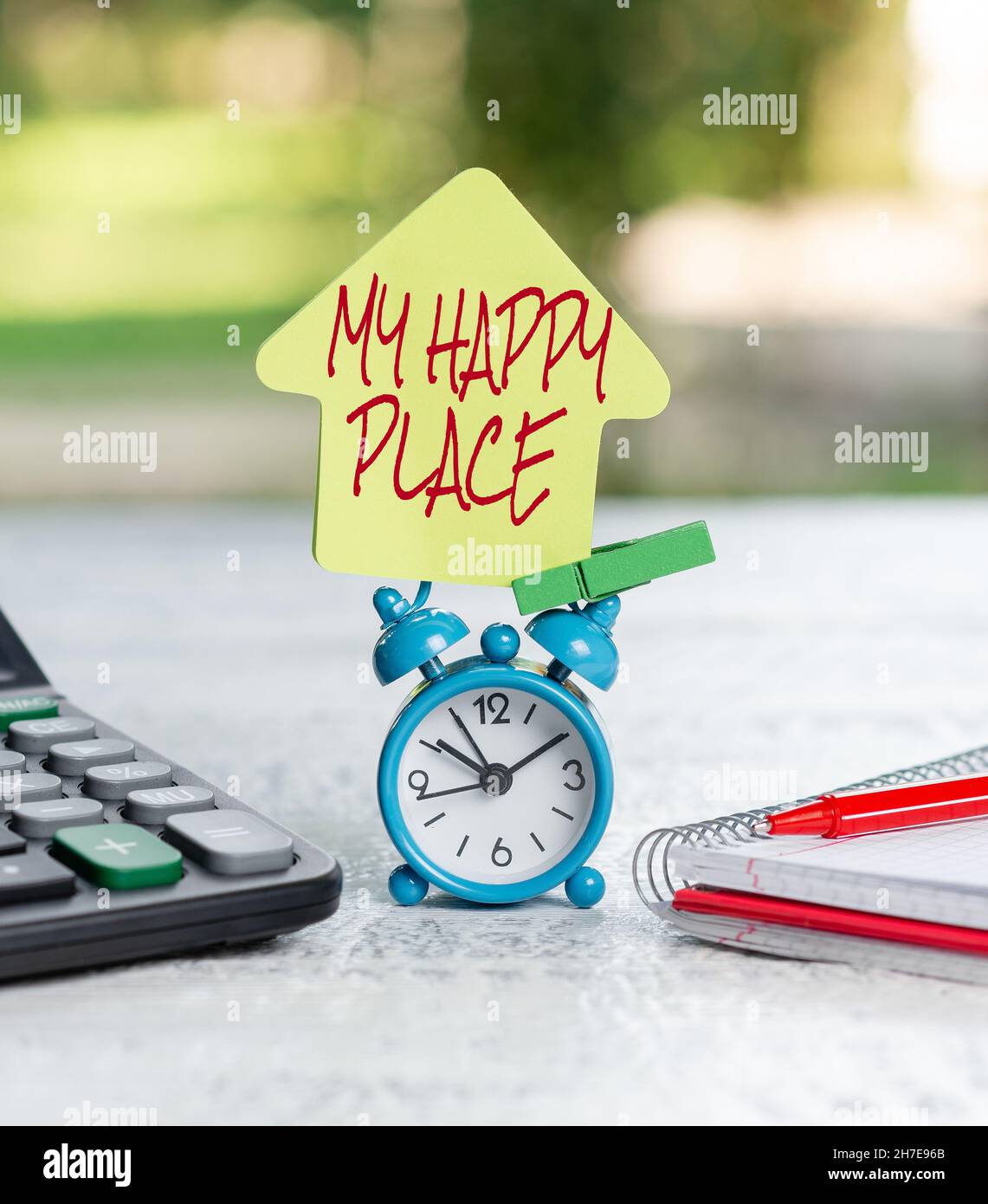 Conceptual display My Happy Place. Business showcase something nice has ...