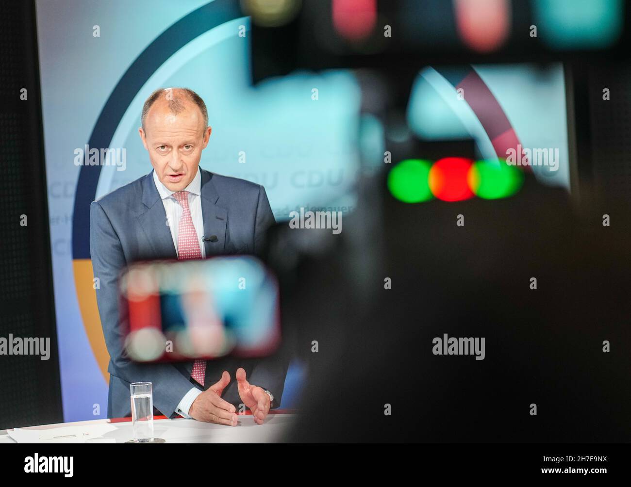 Berlin, Germany. 22nd Nov, 2021. Friedrich Merz, CDU member of the ...