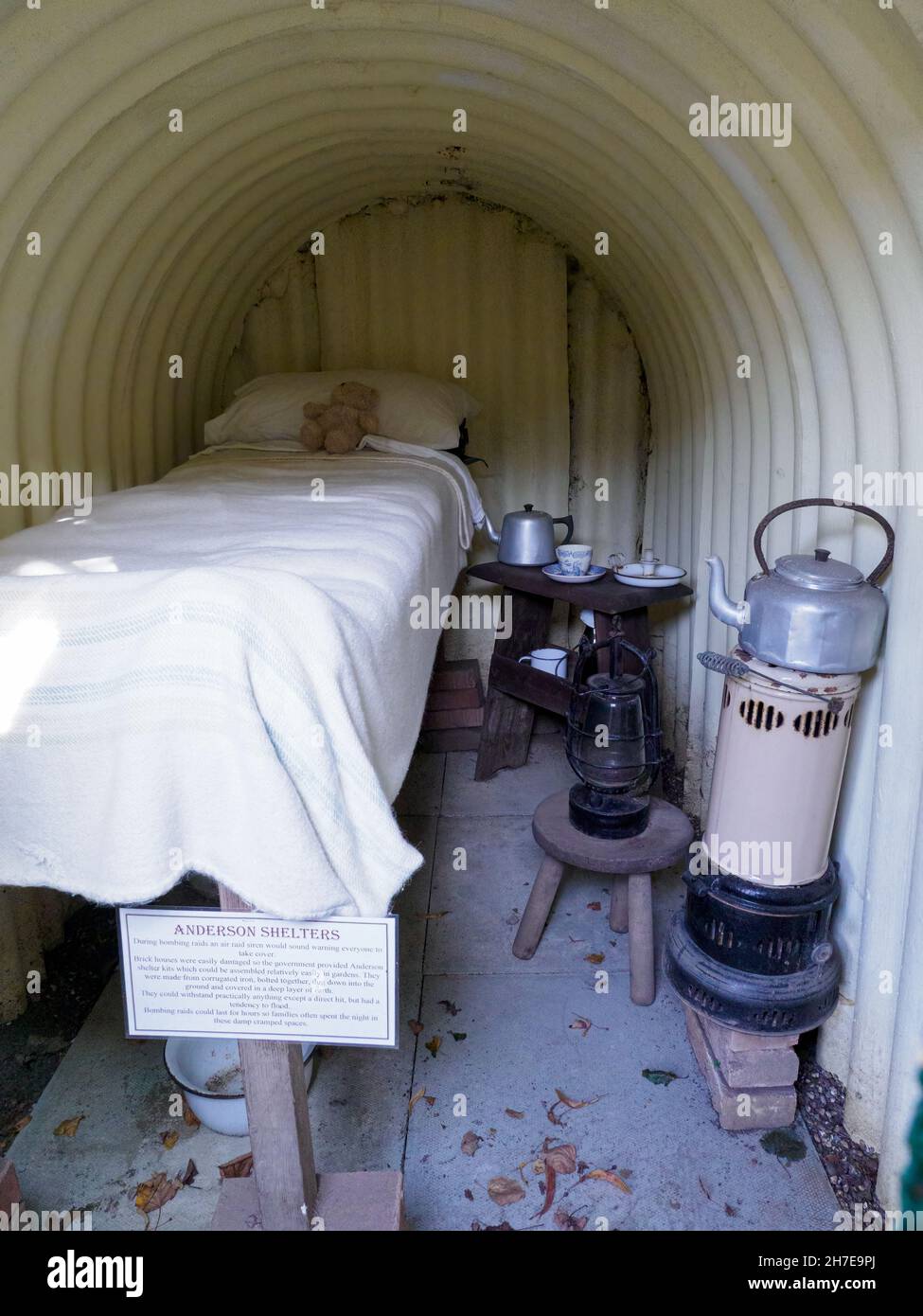 World War II Anderson Shelter, Manor farm and country park, Southampton ...