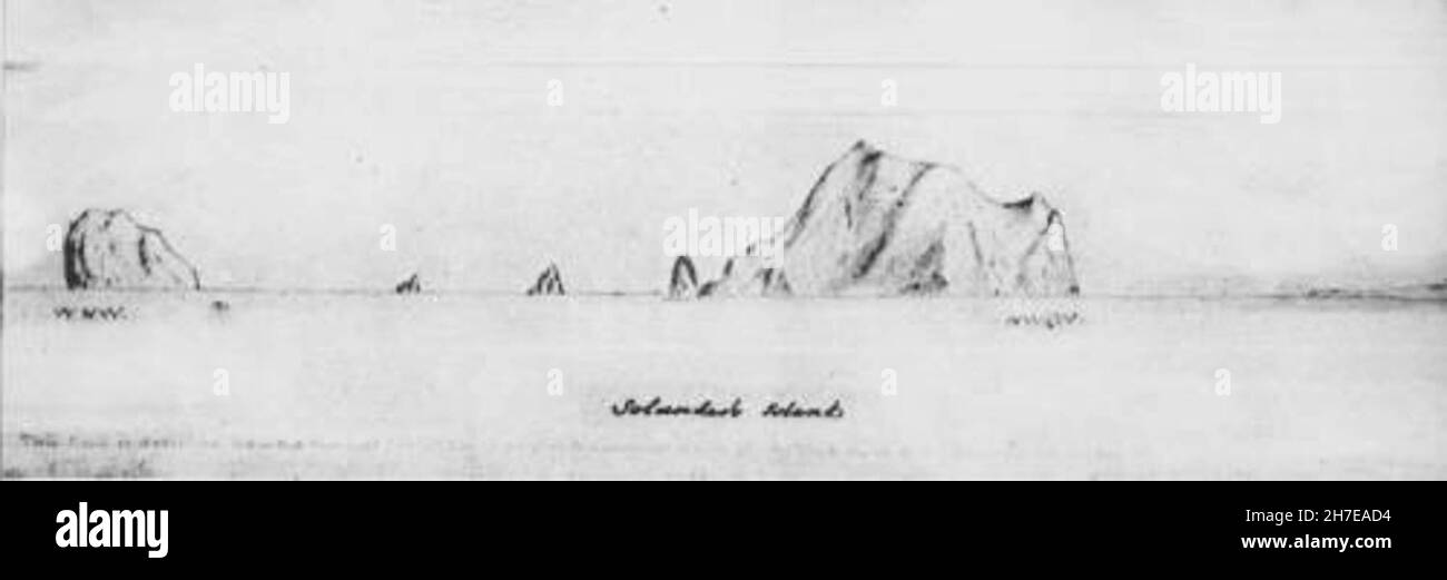 View of the Solander Islands Stock Photo - Alamy