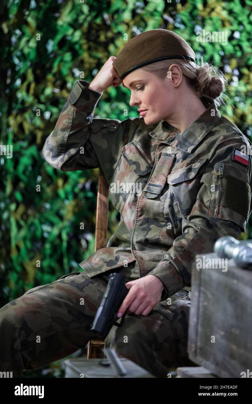 A lady soldier's dilemmas before leaving for her next military action ...