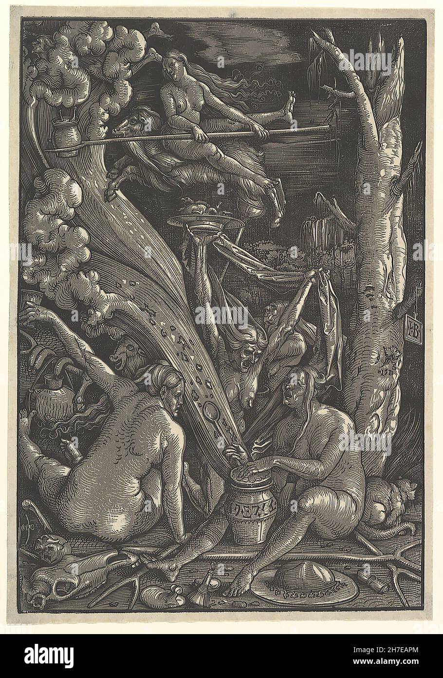 Portrait of vintage engravings during the 18-19th century Stock Photo ...