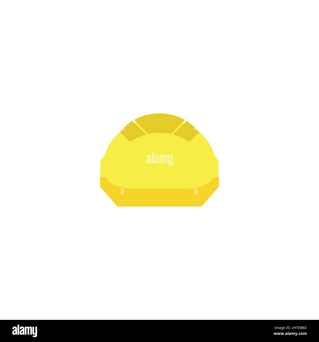 Builder helmet flat icon. Protective Hat symbol. Logo design element ...