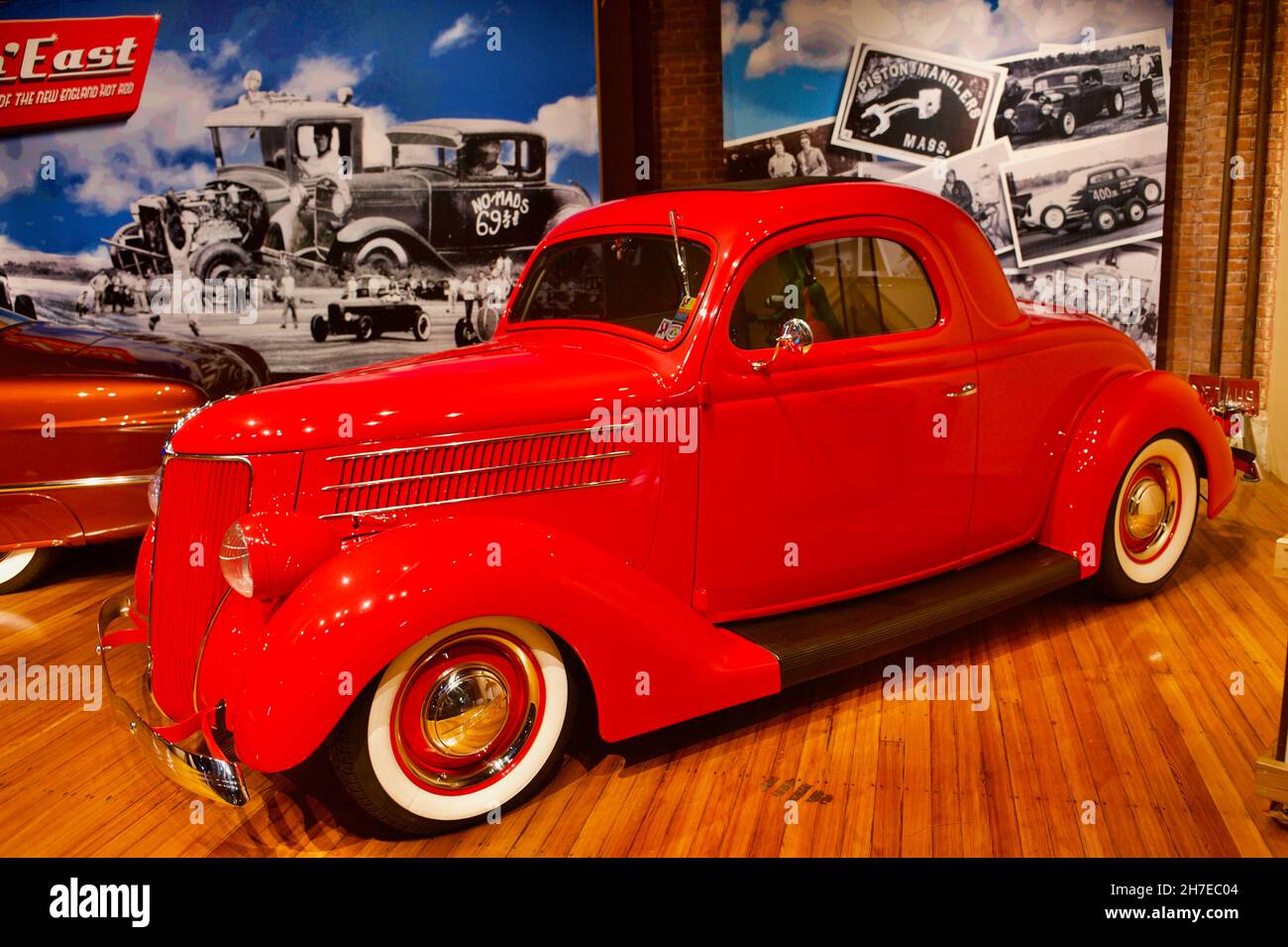 Red coupe at the Larz Anderson Auto Museum Stock Photo - Alamy
