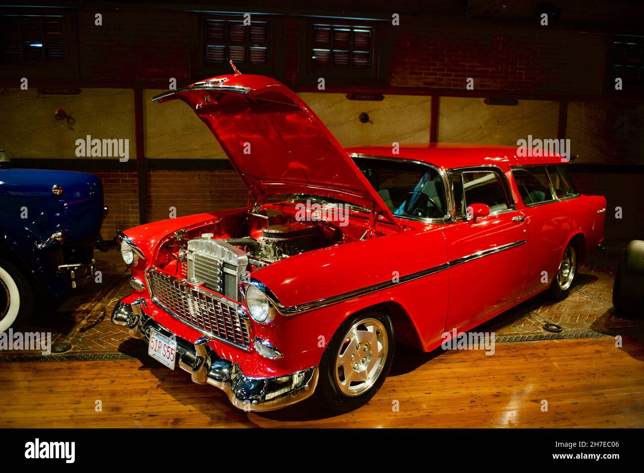 Another red coupe at the Larz Anderson Auto Museum Stock Photo - Alamy