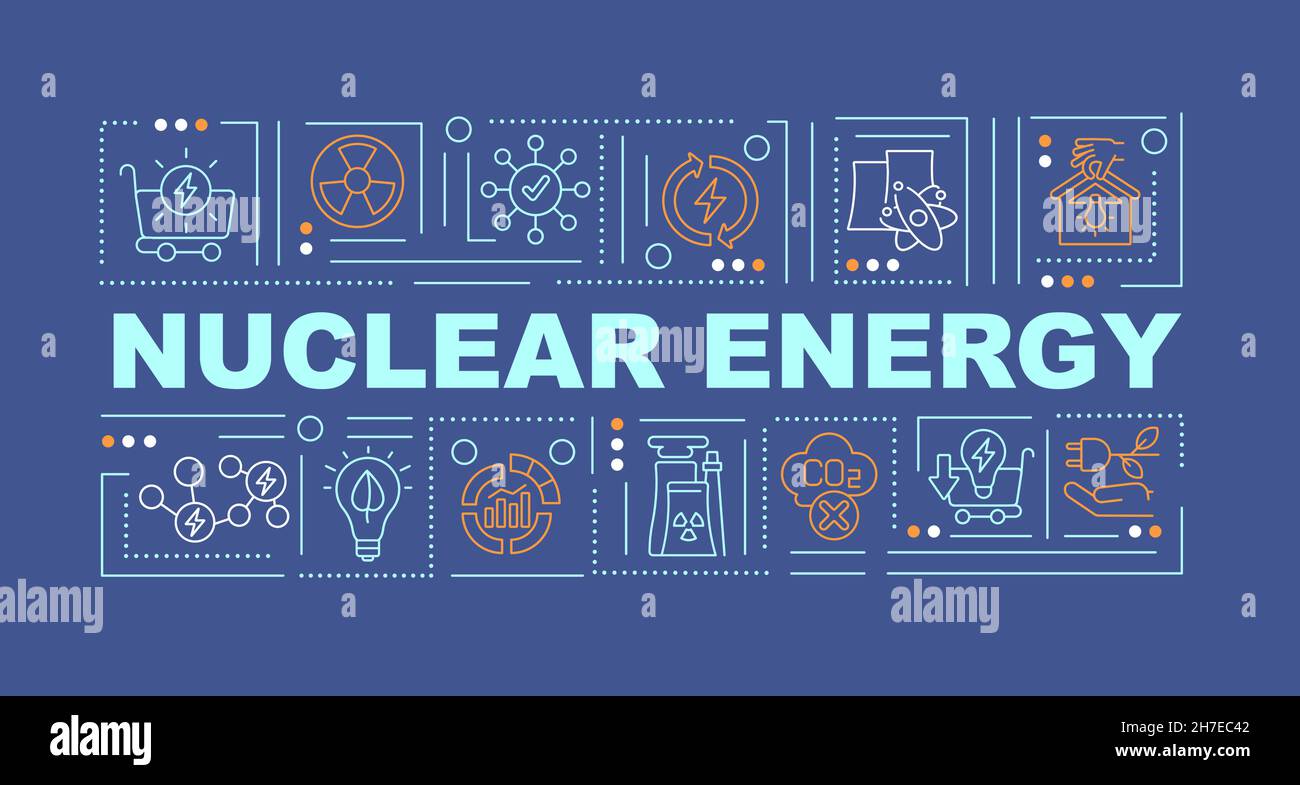 Nuclear power word concepts banner Stock Vector Image & Art - Alamy