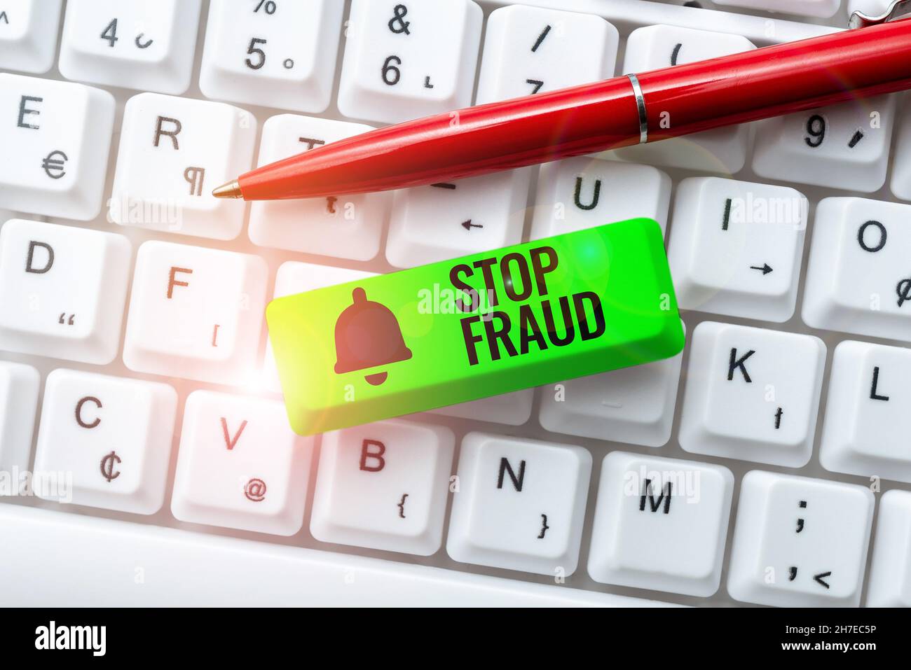 Sign displaying Stop Fraud. Internet Concept campaign advices showing ...