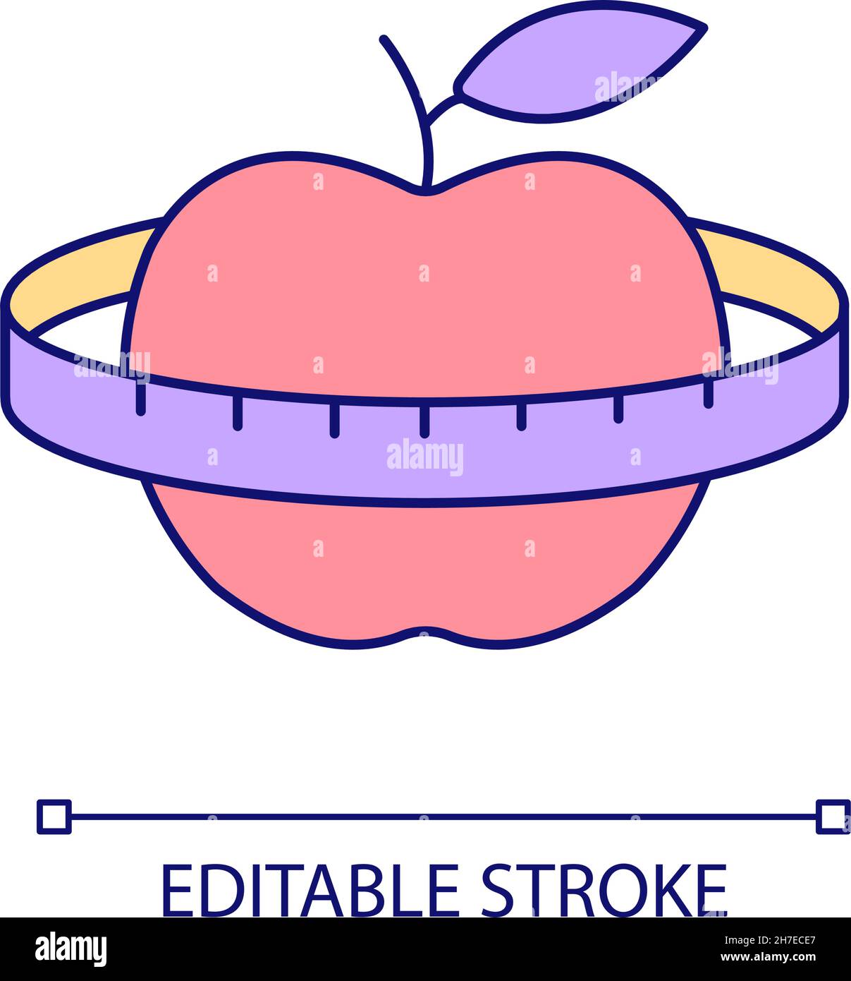 Dietary food product RGB color icon Stock Vector Image & Art - Alamy