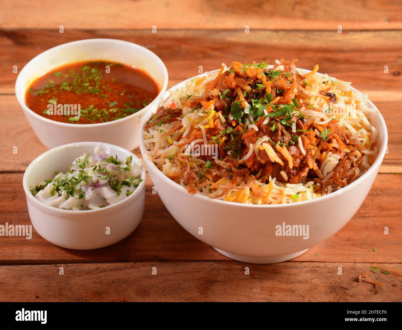 Chicken Biryani With Raita