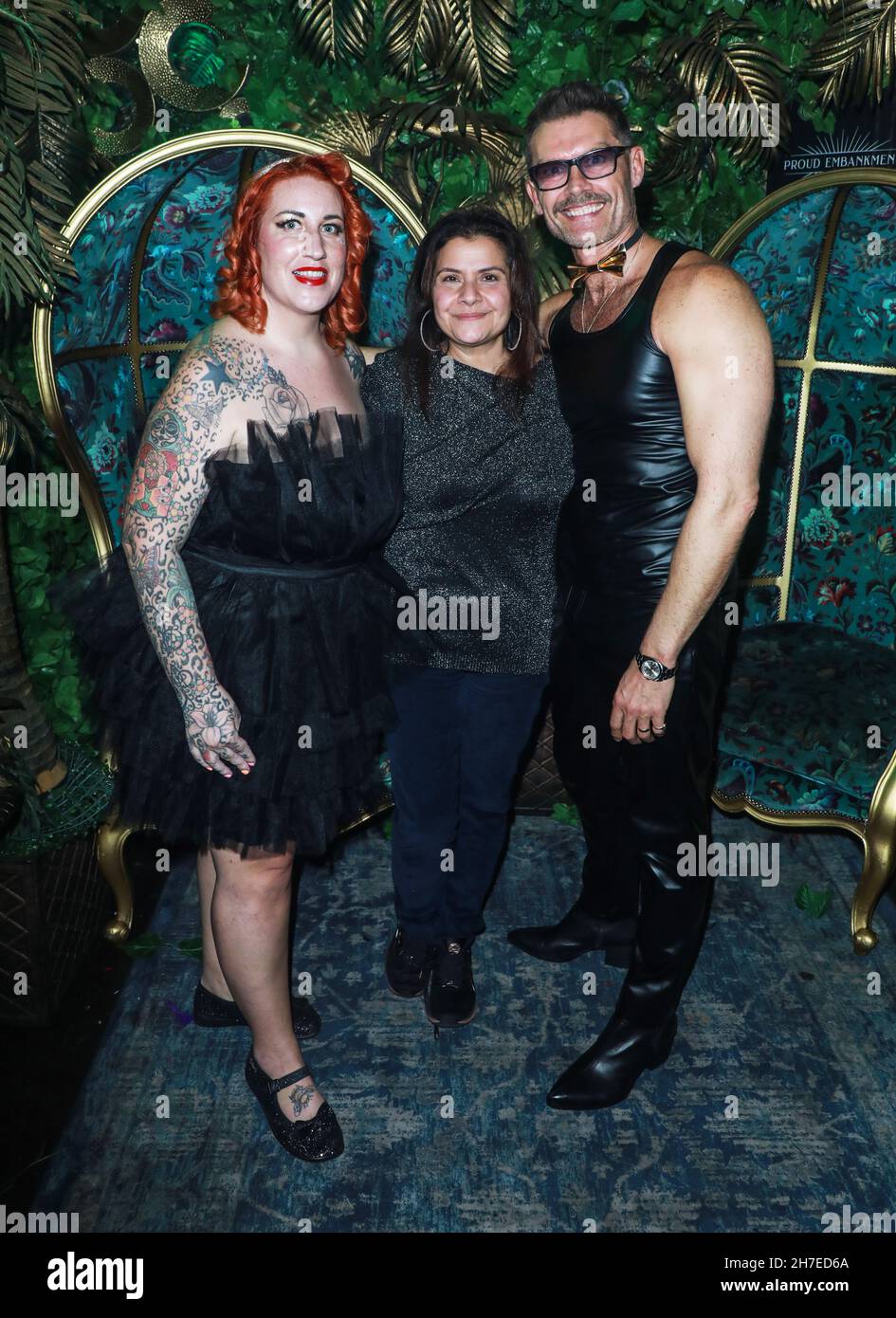 London, UK. 19th Nov, 2021. Anna Smith Higgs, Nina Wadia and John ...