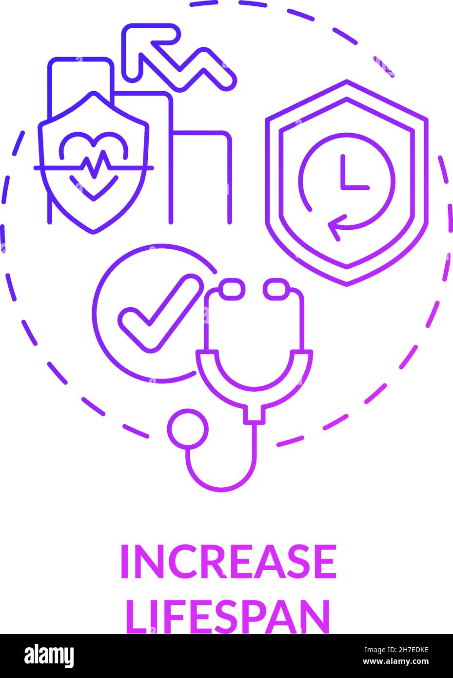 Life expectancy Stock Vector Images - Alamy