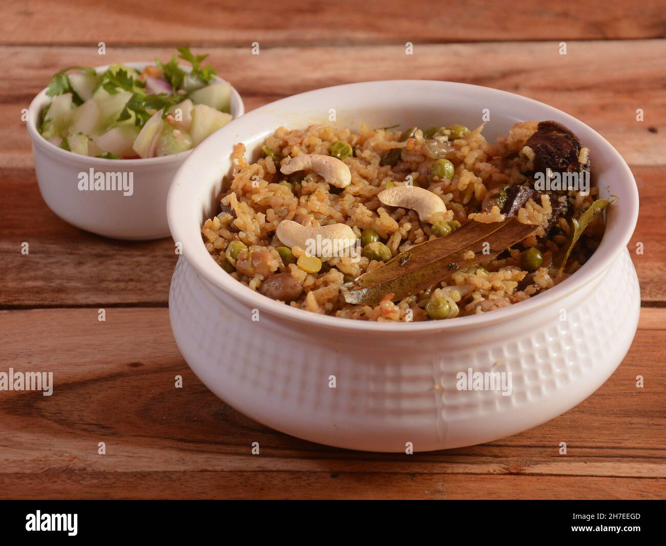 Traditional Vegetable / veg biryani made of seeraga samba rice with ...