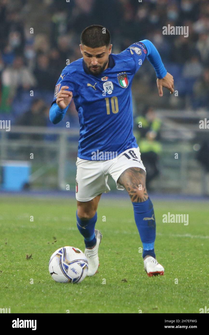 Lorenzo Insigne of Italy during the FIFA World Cup 2022, Qualifiers ...