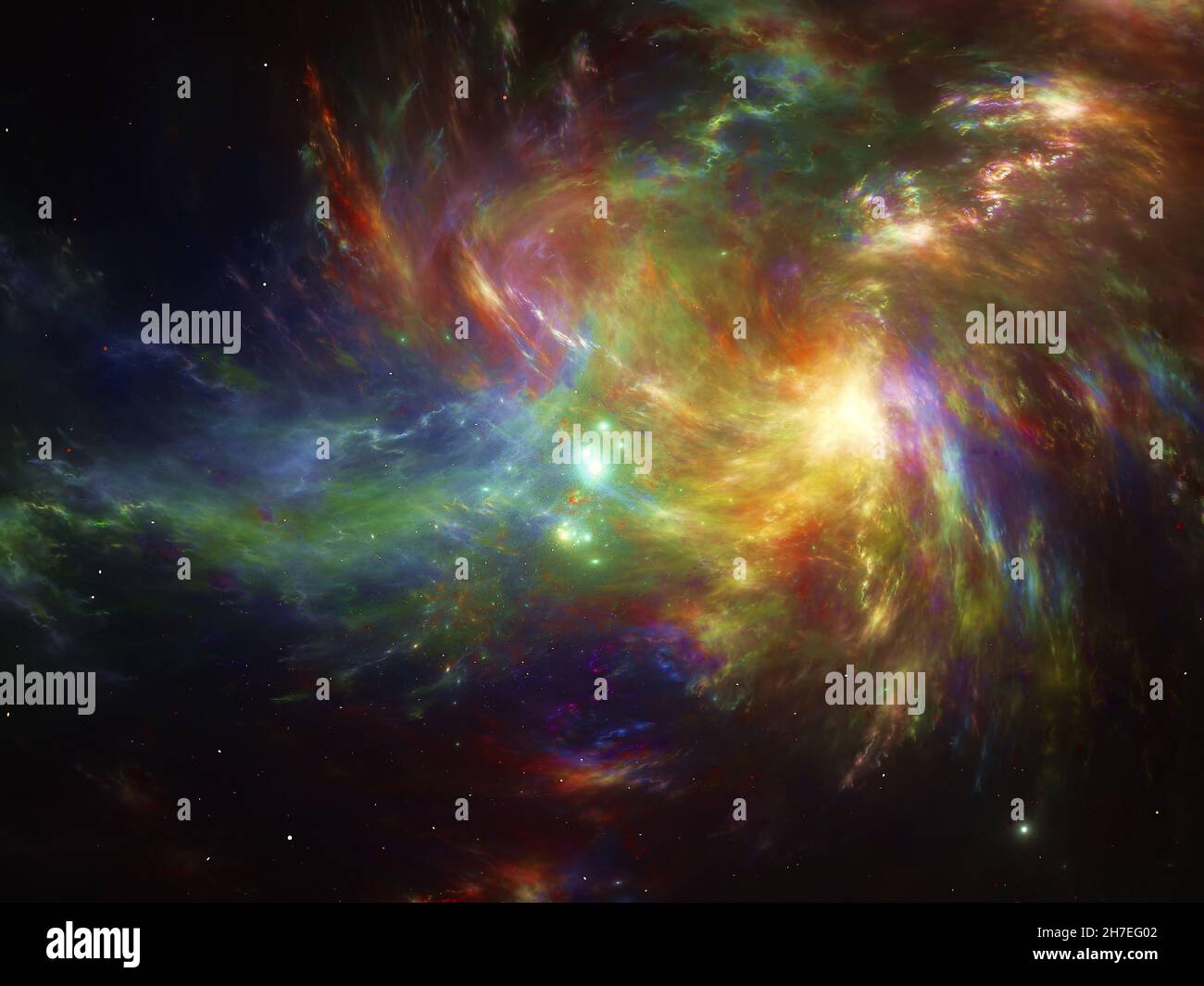 Beautiful shot of the colorful diffused Orion Nebula Stock Photo - Alamy