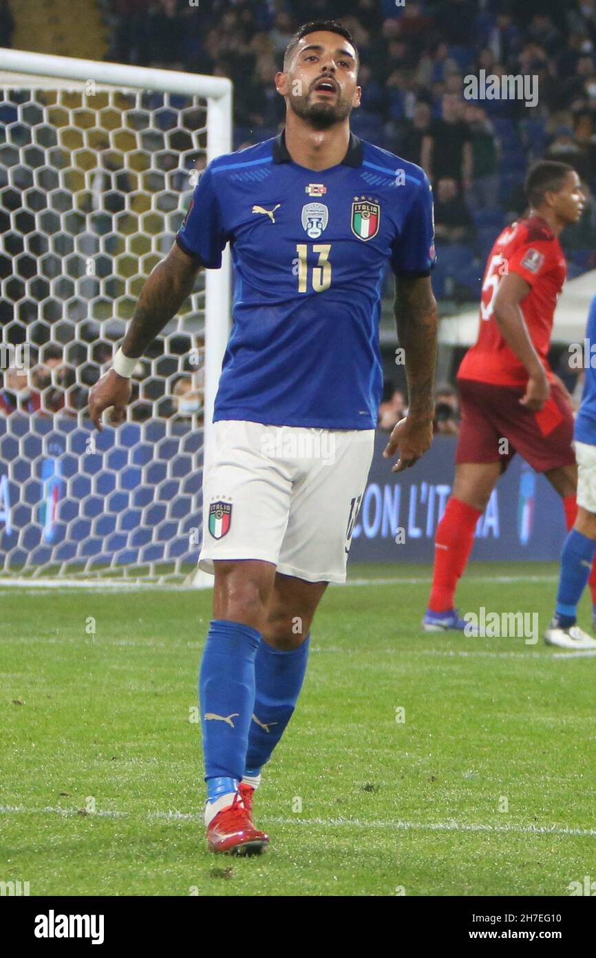 Emerson of Italy during the FIFA World Cup 2022, Qualifiers Group C ...