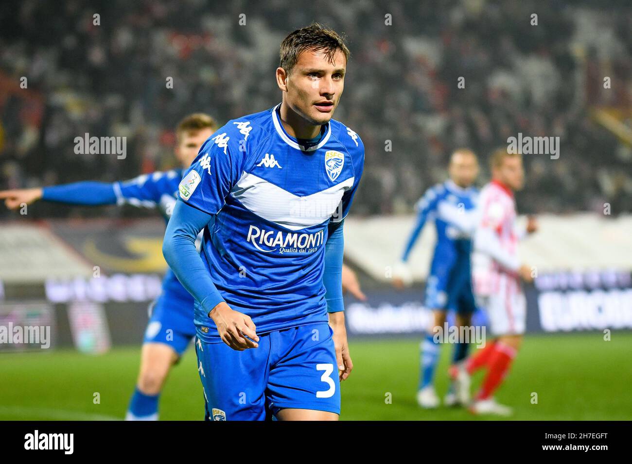 Vicenza, Italy. 20th Nov, 2021. Ales Mateju (Brescia) portrait during ...