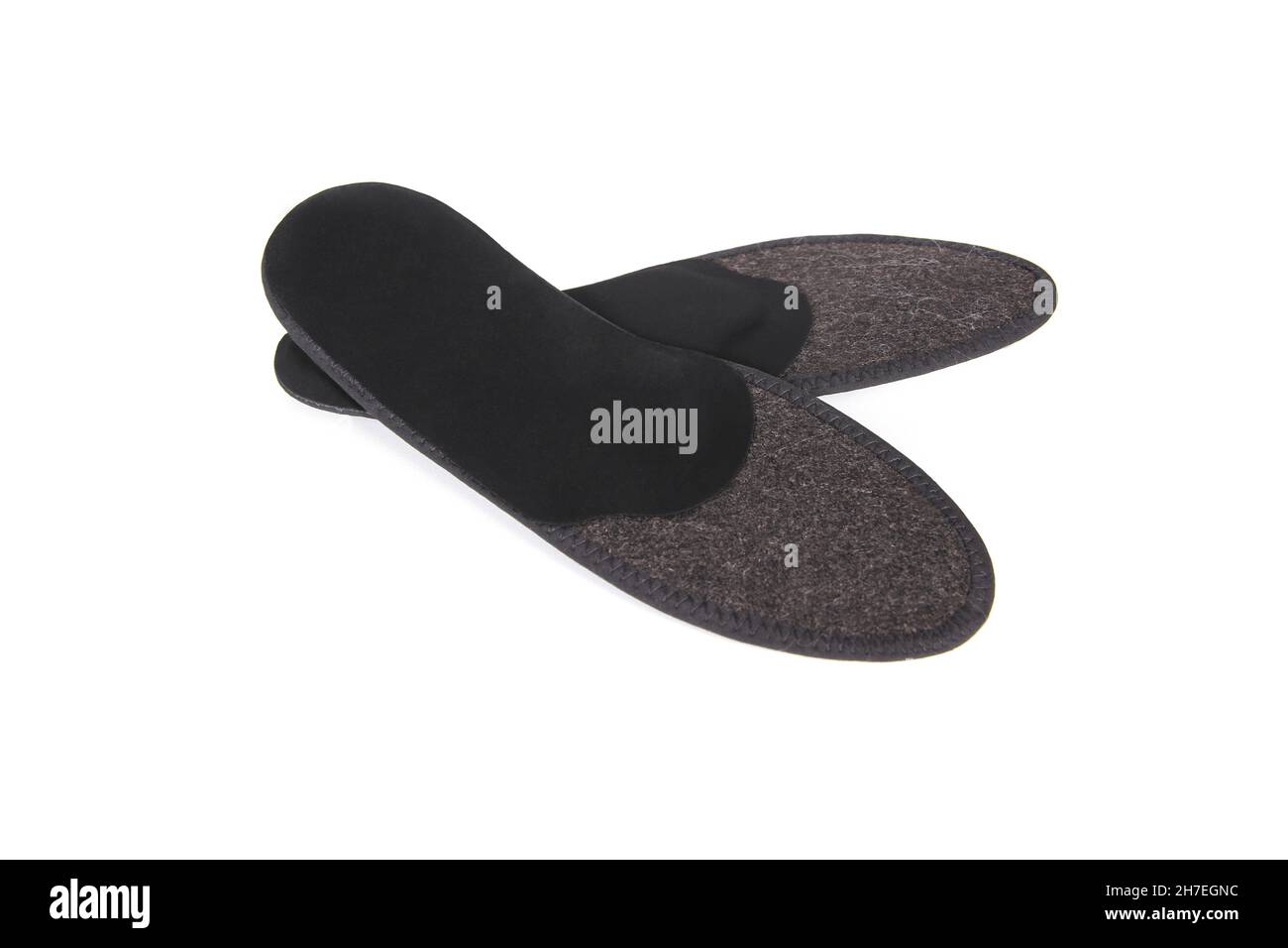 Medical insoles. Isolated orthopedic insoles on a white background ...
