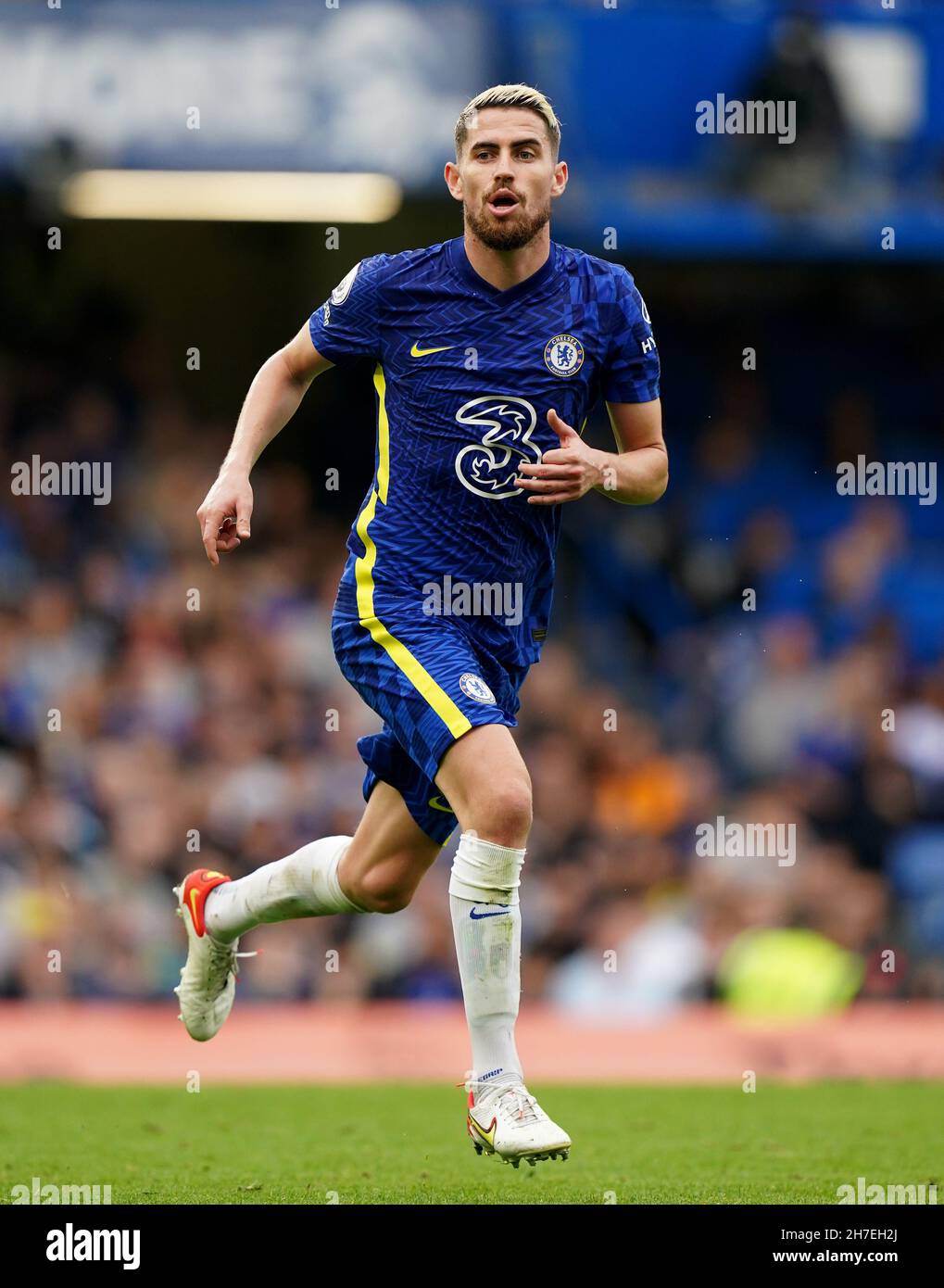File photo dated 25-09-2021 of Chelsea's Jorginho. Chelsea duo N’Golo ...