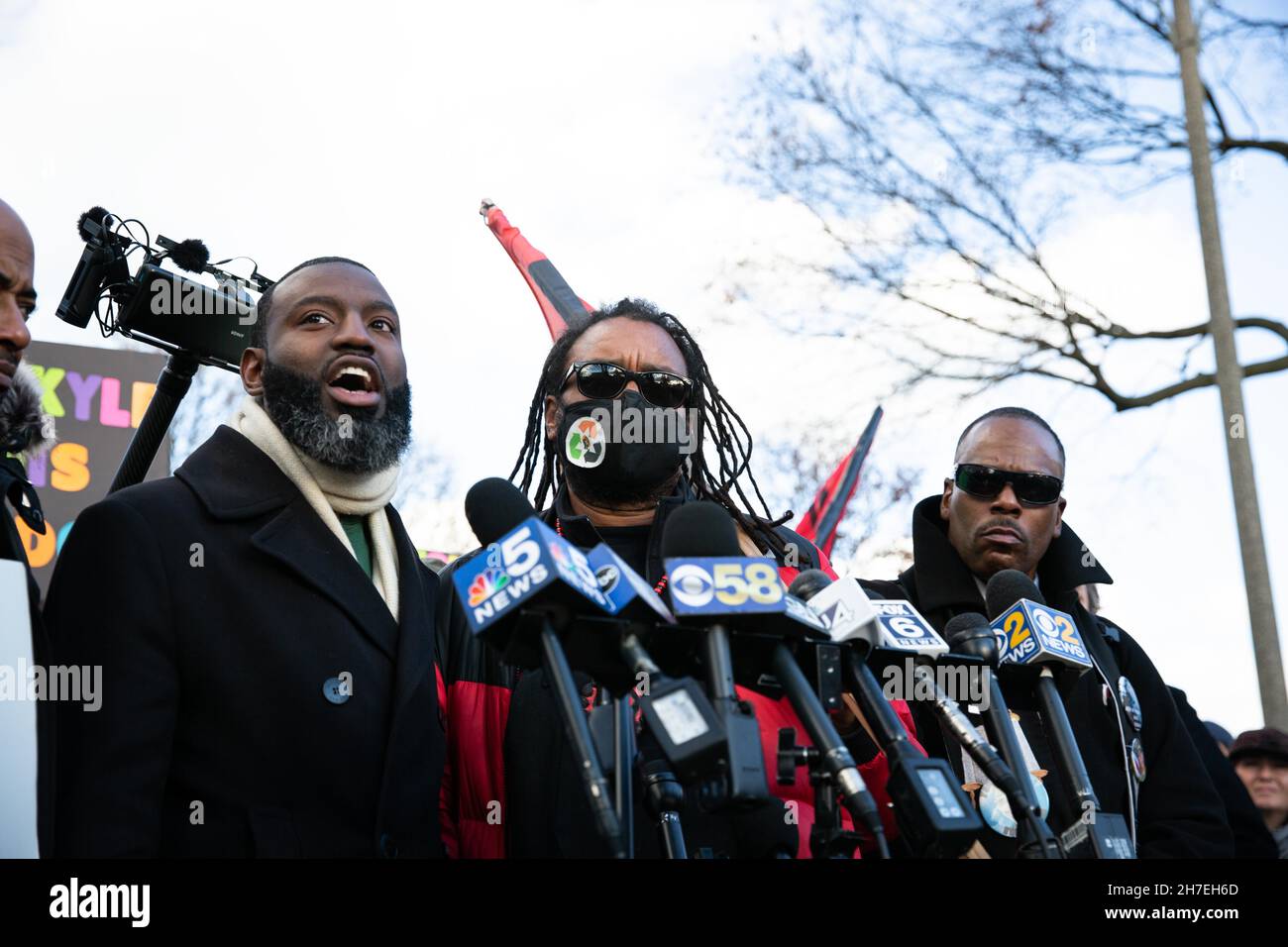 Kenosha protest hi-res stock photography and images - Alamy