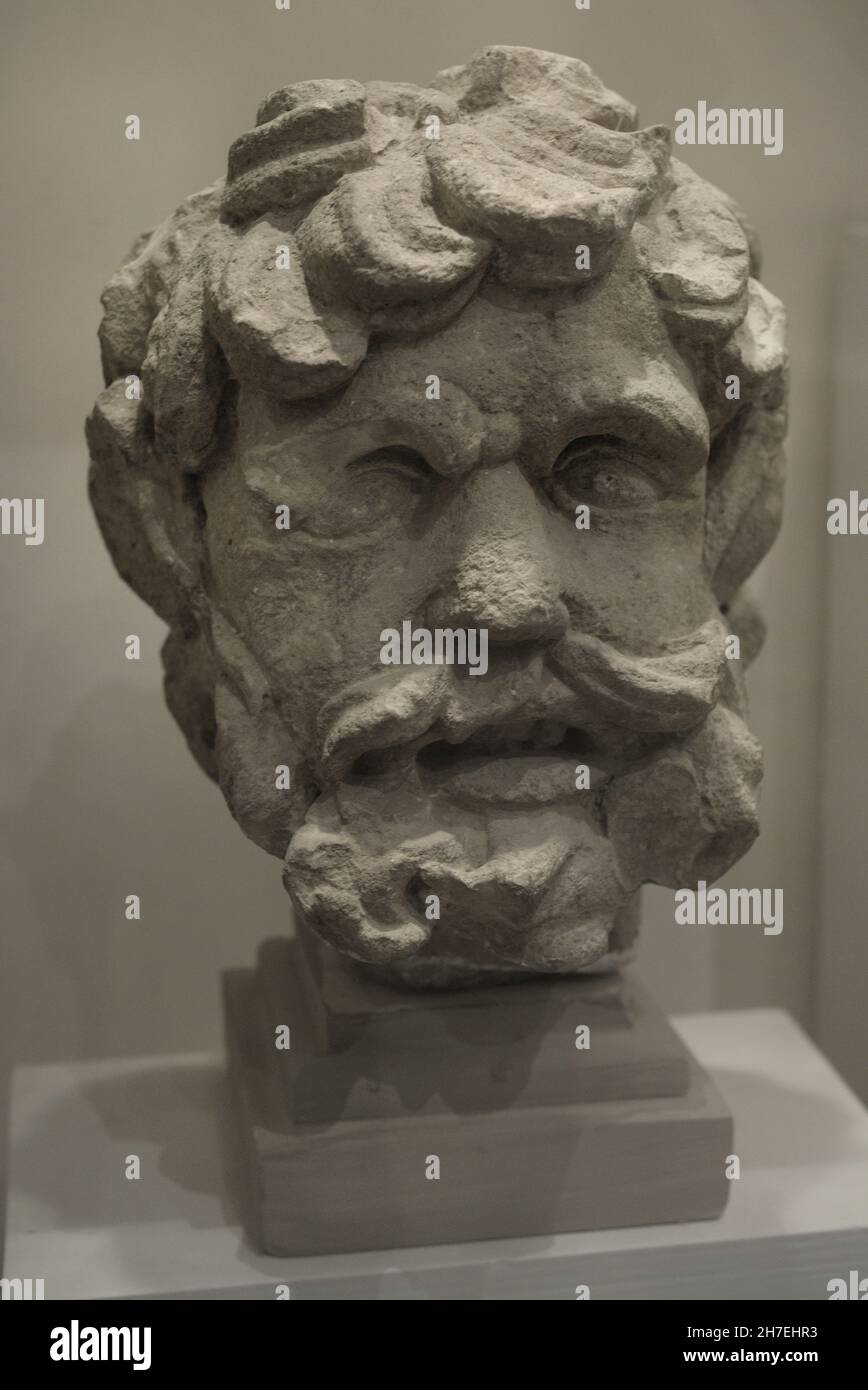 Satyr head hi-res stock photography and images - Alamy