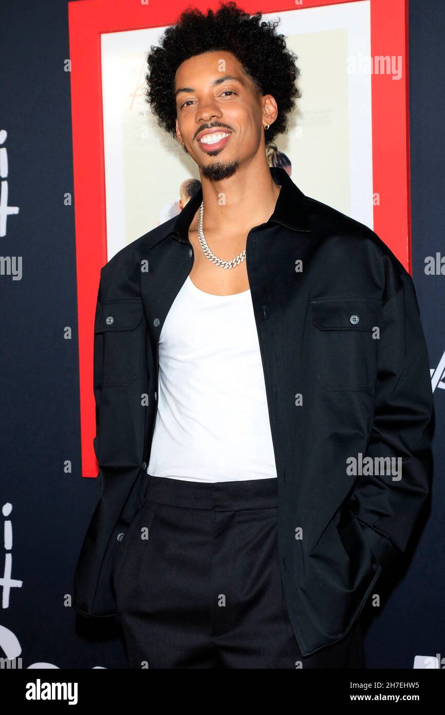 Los Angeles, CA. 14th Nov, 2021. Melvin Gregg at arrivals for KING ...