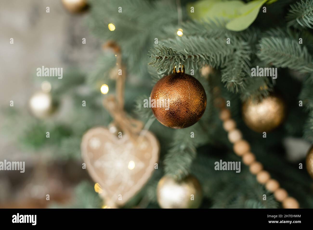 Shiny Christmas Tree Gift Boxes High Resolution Stock Photography and ...