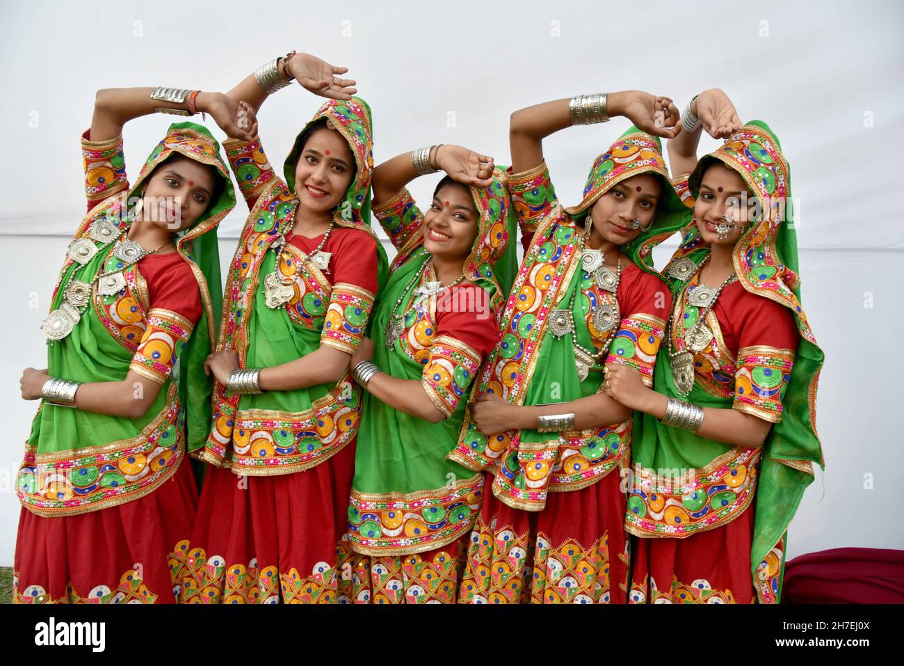 Tribal participants with their traditional dresses during the all India ...