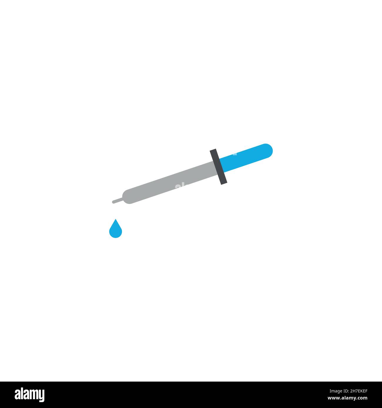 Dropper icon. Pipette tool symbol. Lap equipment sign. Logo design ...