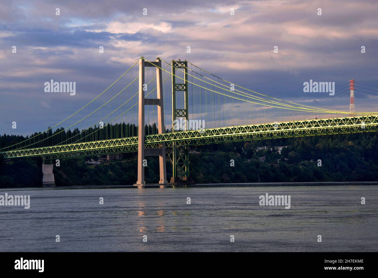 Tacoma Narrows Bridge, Puget Sound, Tacoma, Pierce County, Washington ...