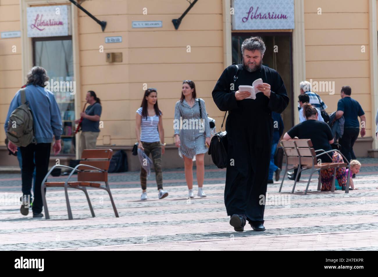 Caucasian male priest hi-res stock photography and images - Alamy
