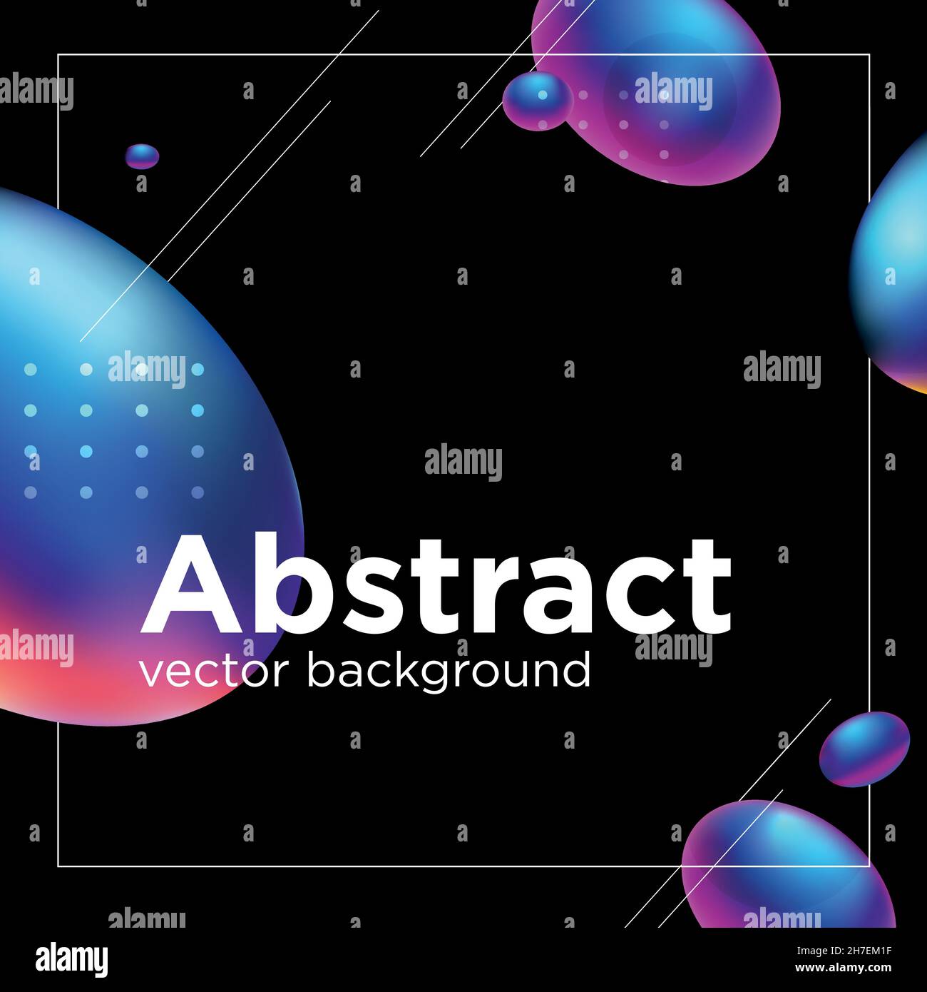 Abstract blue pink liquid texture Stock Vector Images - Alamy