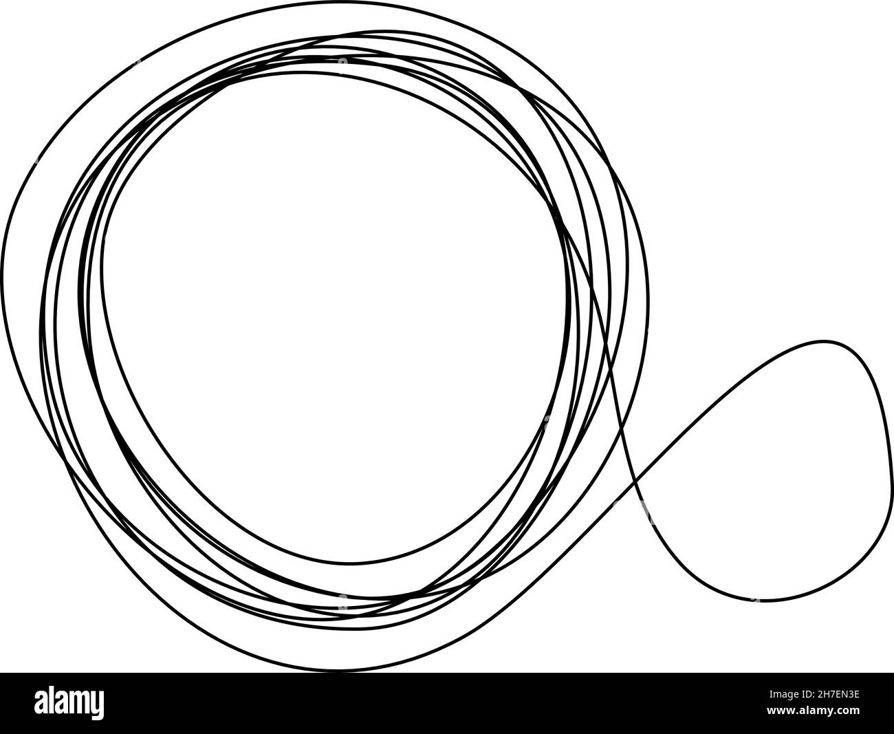 Yarn mess Stock Vector Images - Alamy