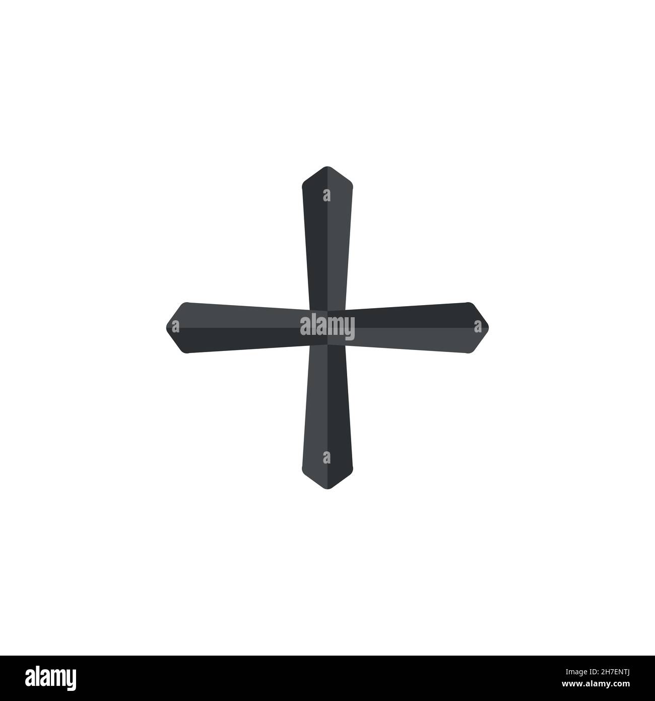 Simple Christian Cross Designs Vector