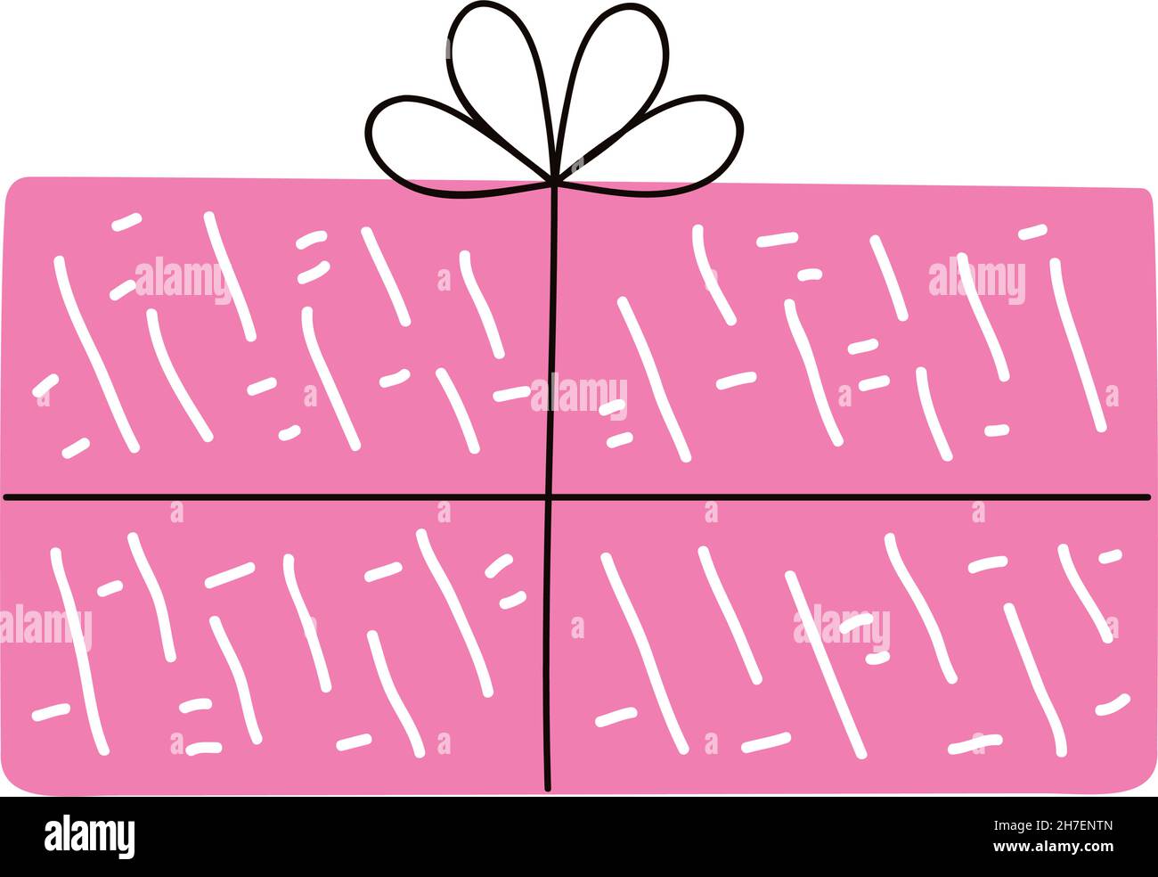 birthday pink gift present icon Stock Vector Image & Art - Alamy