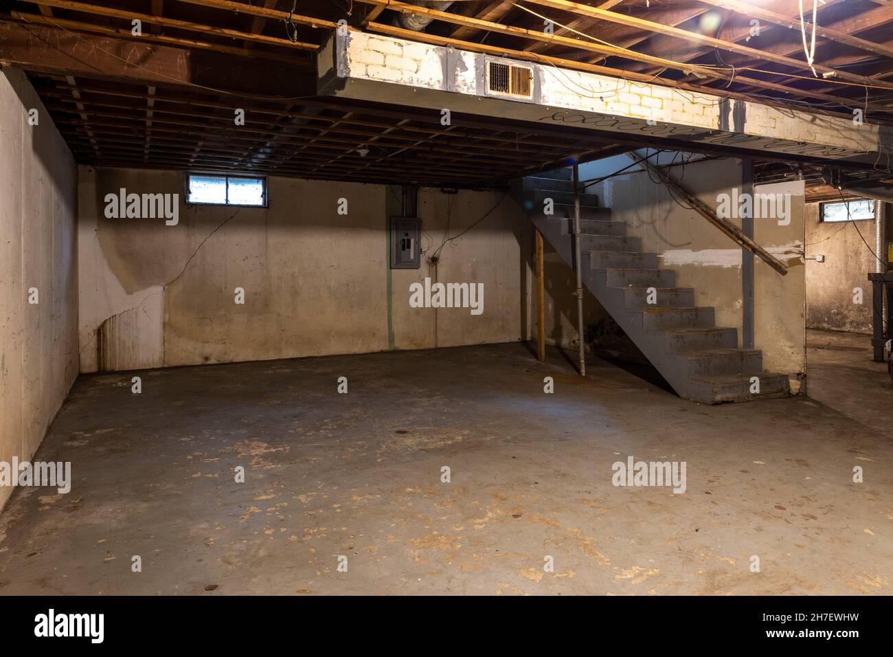 Downstairs basement hi-res stock photography and images - Alamy